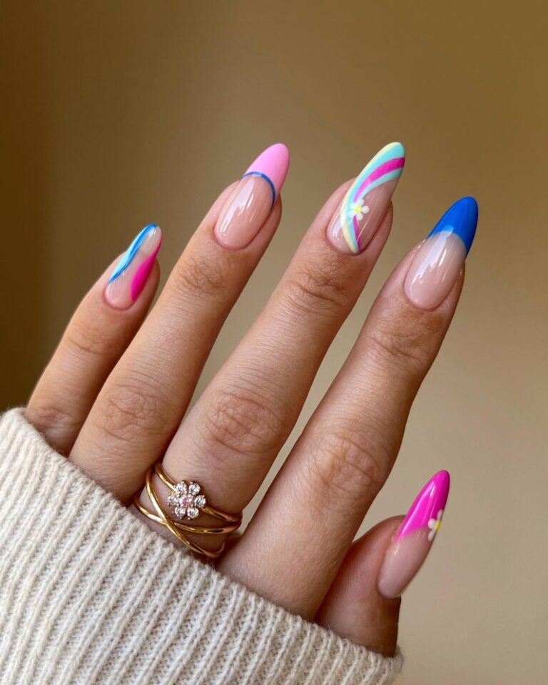 50+ Summer Swirl Nails to Add a Mesmerizing Twist to Your Manicure ...