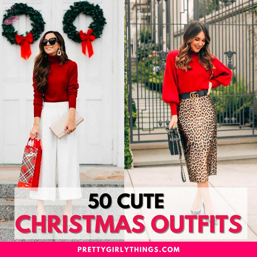 50 Cute Christmas Outfits With Festive Flair And Sparkling Sequins