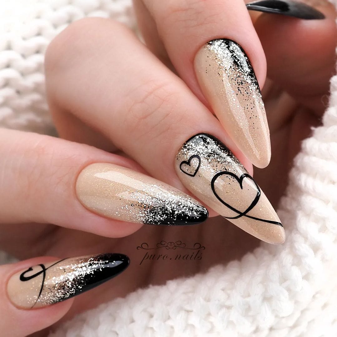 50+ Heart Nails That Stun This Valentine’s Day! - prettygirlythings.com